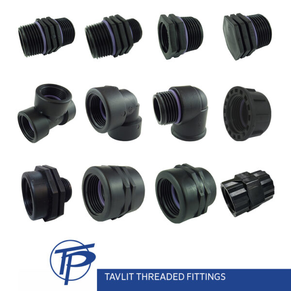 TAVLIT POLY THREADED FITTINGS – HR Products